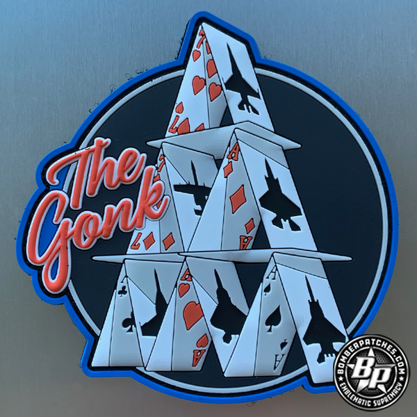 77th Fighter Squadron The Gonk F 16c Pvc Bomber Patches