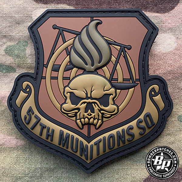 57th Munitions Squadron Morale Patch Ocp Bomber Patches