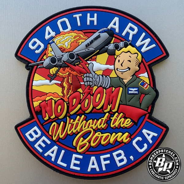 940th Air Refueling Wing Morale Kc 135r Full Color Bomber Patches