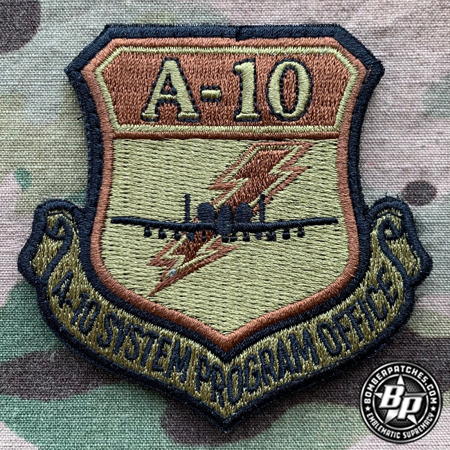 A 10 System Program Office Ocp Bomber Patches