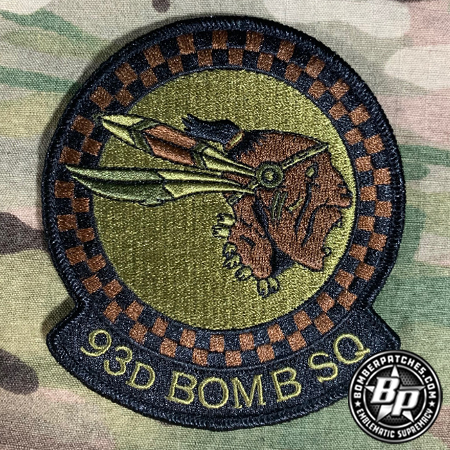 93d Bomb Squadron Morale Patch Ocp Barksdale Afb Bomber Patches