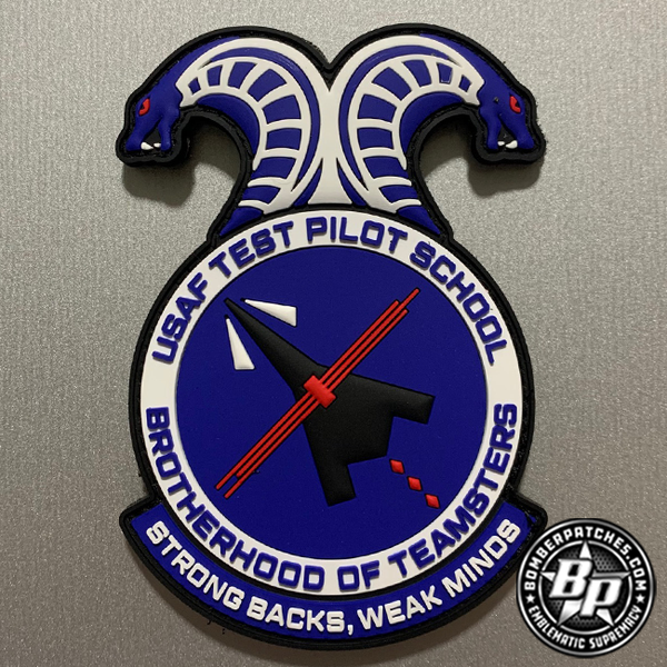 Usaf Test Pilot School Lpa Brotherhood Of Teamsters Bomber Patches