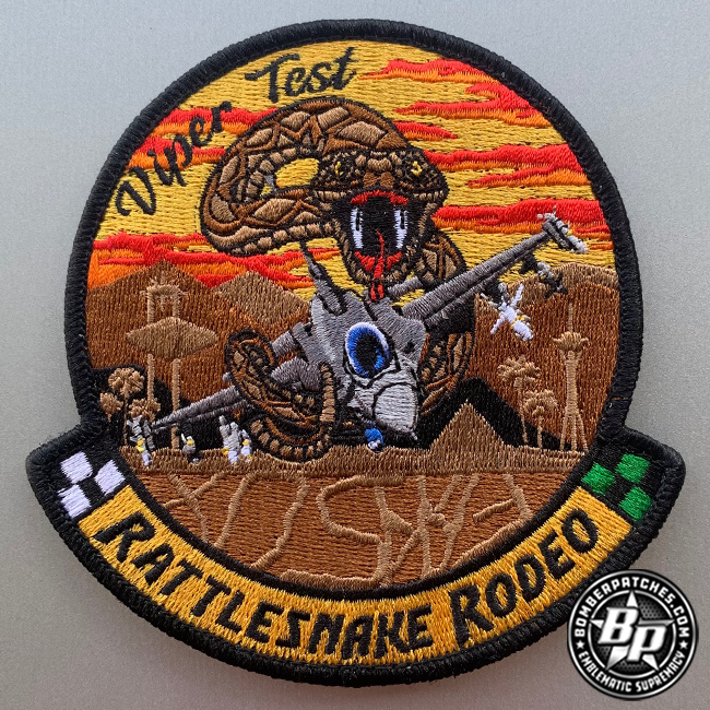 85th And 422d Viper Test Team F 16 Bomber Patches